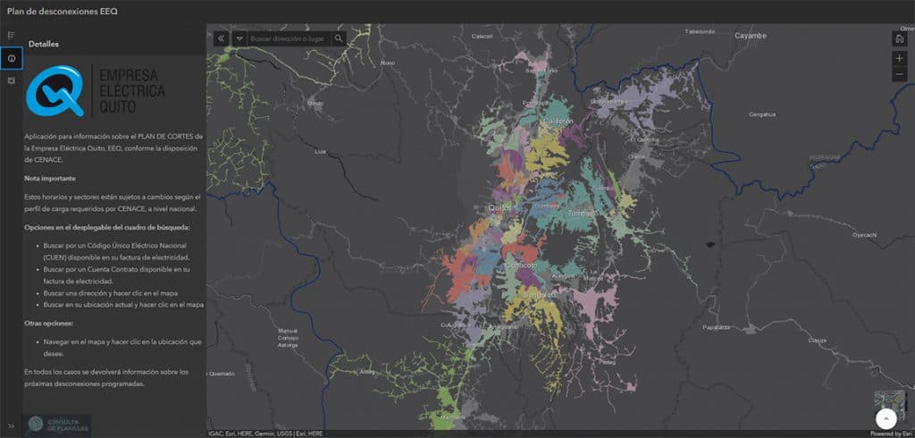 Cortes de Luz EEQ Empresa Eléctrica de Quito • CdP